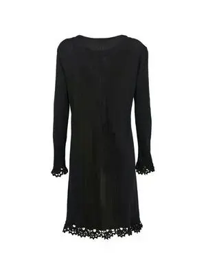 Missoni Crochet-trimmed Sequin Embellished Ribbed Dress