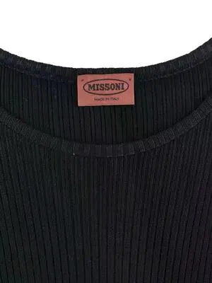 Missoni Crochet-trimmed Sequin Embellished Ribbed Dress