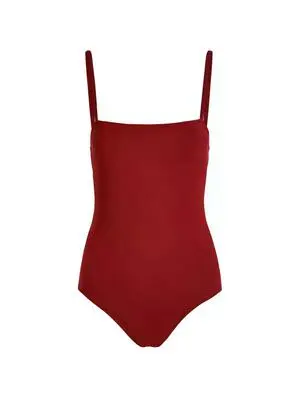 NOUNOU Anita Square-neck Swimsuit - Red