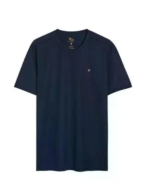 NOW YOU LIVE Shearsby Logo-detail T-shirt - Blue