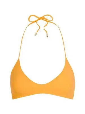 NOUNOU Elfie Tie-halter Bikini Top - Yellow