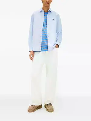 Tommy Hilfiger Logo-embroidered Button-down Shirt
