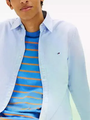 Tommy Hilfiger Logo-embroidered Button-down Shirt