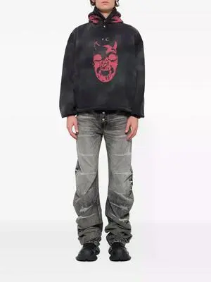 THUG CLUB Riding Skull Hoodie