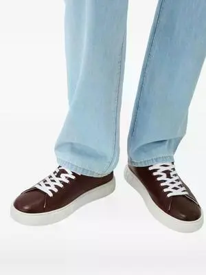 Versace Greca Leather Sneakers
