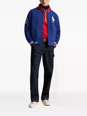 Polo Ralph Lauren Fleece Baseball Jacket - Blue