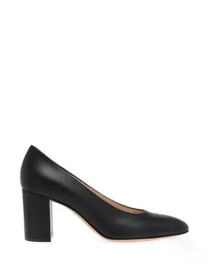 GIANVITO ROSSI Ryan Block-heel Pumps - Black