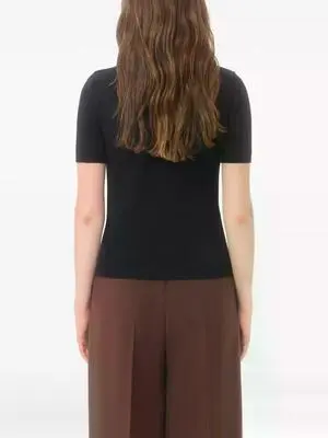 Valentino Garavani Knit Top With Polka-dot Scarf Detail