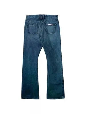 Chrome Hearts Fu Low-rise Flare Jeans