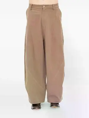 JOE CHIA Cloudfold Trace Trousers - Brown