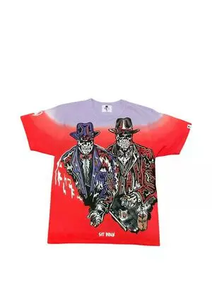 WARREN LOTAS Sit Down Graphic-print T-shirt - Red