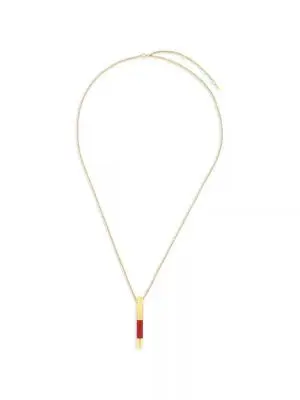 S.t. Dupont Engraved Logo Mini Pen Necklace