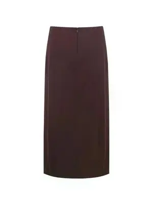 THE ARKOW Lily Side-slit Midi Skirt