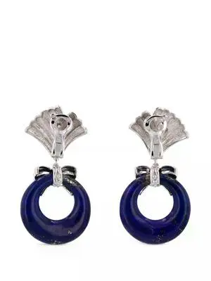 Van Cleef & Arpels Lapis Lazuli And White Gold Earrings