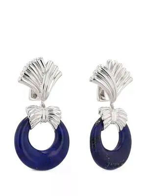 Van Cleef & Arpels Lapis Lazuli And White Gold Earrings