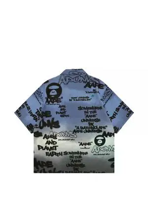 AAPE BY *A BATHING APE Aapeunvs Graffiti-print Shirt