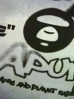 AAPE BY *A BATHING APE Aapeunvs Graffiti-print Shirt