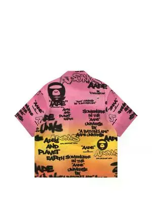 AAPE BY *A BATHING APE Aapeunvs Graffiti-print Shirt