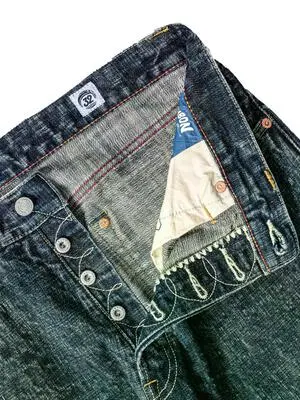 NBDN DENIM Saiko Stonewashed Straight-leg Jeans