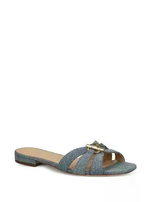 Ralph Lauren Logo Plaque Sandals - Blue