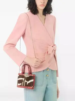 Valentino Garavani Rockstud Mini Shopping Bag - Brown
