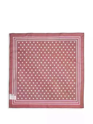 PUSHBUTTON Push-skull Scarf - Brown