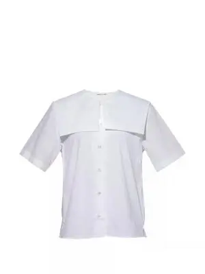 Sandy Liang Sailor Collar Top - White
