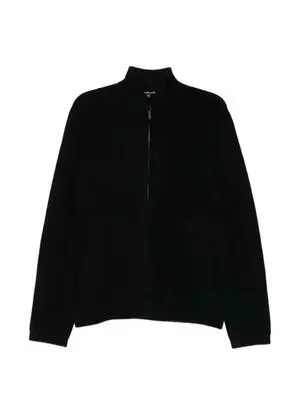 JAMES PERSE Zipped Cardigan - Black