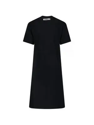 Moschino Smiley Patch T-shirt Dress