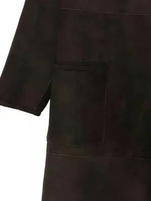 JAMES PERSE Shearling Hooded Coat
