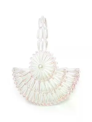 0711 TBILISI Selene Faux-pearl Mini Clutch Bag