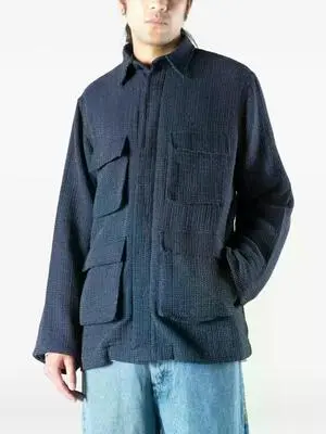 MAHARISHI Sashiko-stitch Pocket Shirt