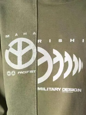 MAHARISHI Logo-print Panelled Sweater
