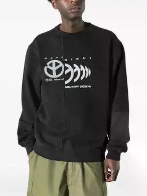 MAHARISHI Logo-print Panelled Sweater