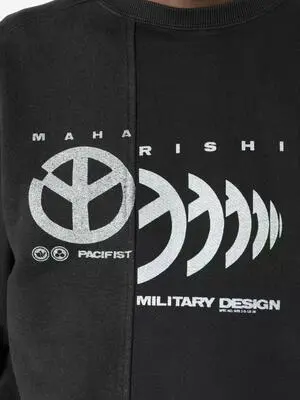MAHARISHI Logo-print Panelled Sweater