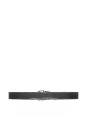 Dorothee Schumacher Essence Leather Belt - Grey