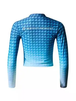 Perfect Moment Houndstooth Rash Guard Top