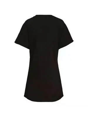 We11Done Logo Print Mini Dress