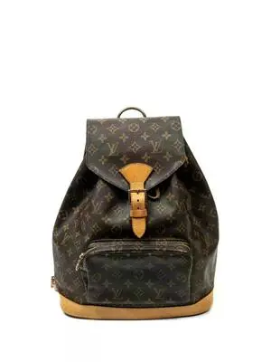 LOUIS VUITTON Monogram Montsouris Backpack - Brown