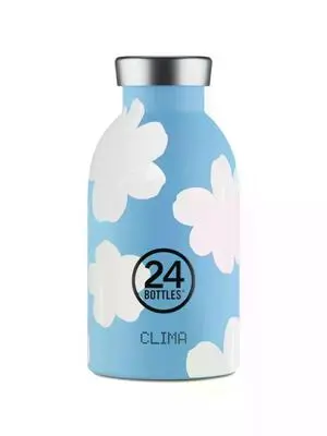 24BOTTLES 330ml Clima Flower-print Bottle - Blue