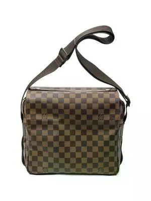 LOUIS VUITTON Naviglio Damier Ebène Cross Body Bag - Brown