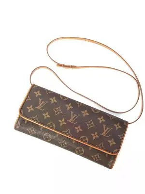 LOUIS VUITTON Monogram Canvas Belt Bag - Brown