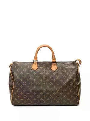 LOUIS VUITTON Speedy 40 Monogram Handbag - Brown