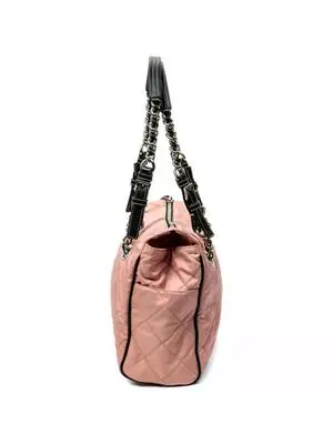 Prada Quilted Chain-link Tote Bag