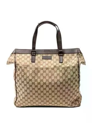 Gucci Monogram Pattern Tote Bag
