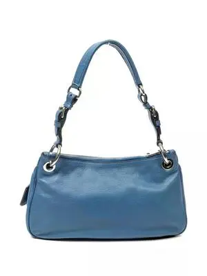Prada Buckle Zip Hobo Shoulder Bag