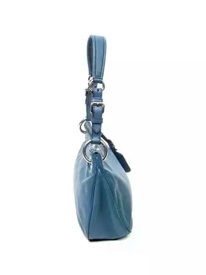 Prada Buckle Zip Hobo Shoulder Bag