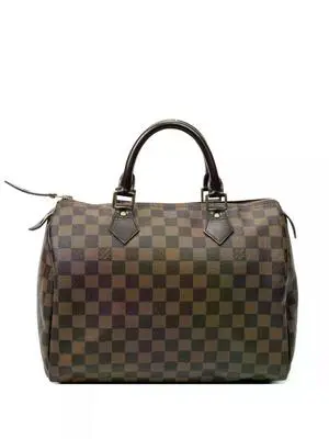 LOUIS VUITTON Speedy 30 Tote Bag - Brown