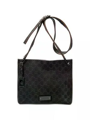 Gucci Small Gg Canvas Messenger Bag - Brown