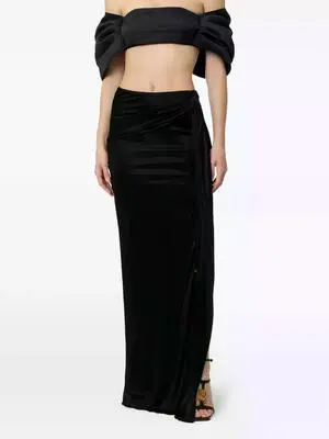Elisabetta Franchi Draped Side-slit Skirt